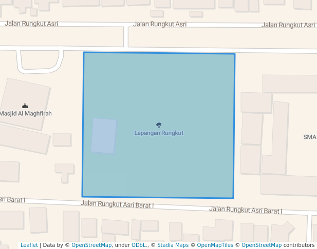 Lapangan Rungkut in Surabaya | Map and Routes