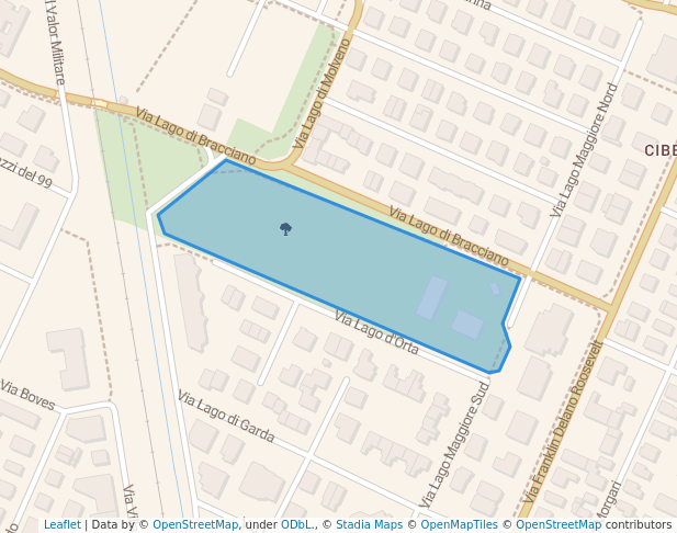 Parco della Pila in Carpi | Map and Routes
