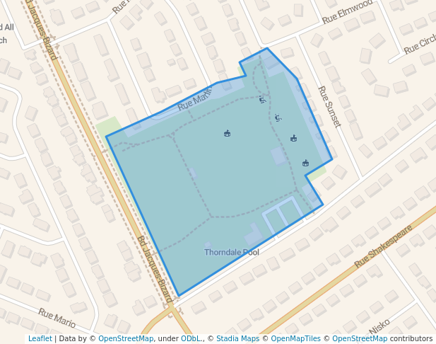 Alexander Park in Montréal | Map and Routes