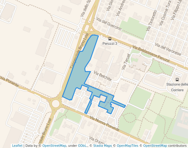 Parco dei Triestini in Carpi | Map and Routes