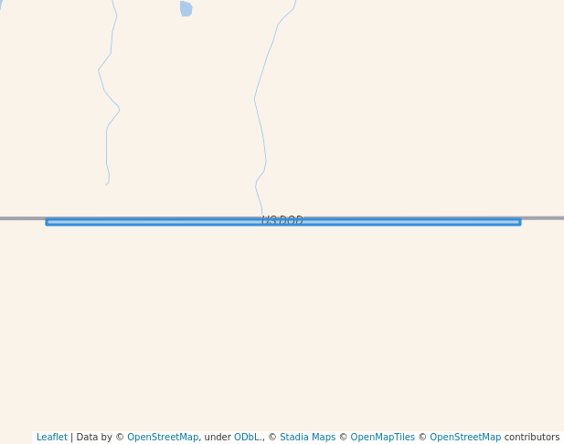 US DOD in Frontier | Map and Routes