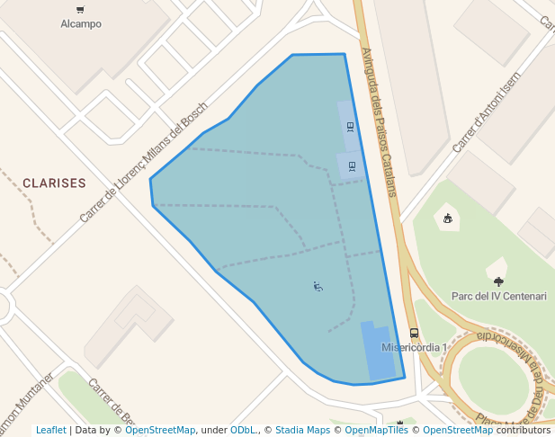 Parc del Trenet in Reus | Map and Routes