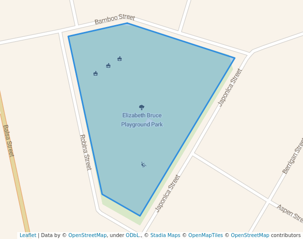 Elizabeth Bruce Playground Park in Inala | Map and Routes