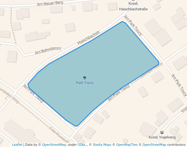 Park Toucy in Kusel | Map and Routes
