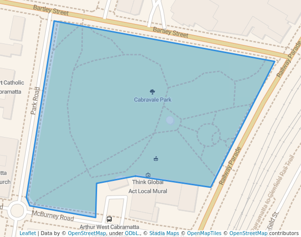 Cabravale Park in Cabramatta | Map and Routes
