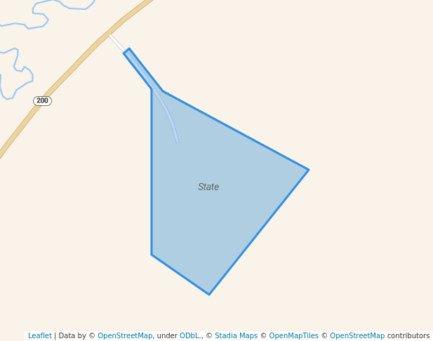 State in Grass Range | Map and Routes