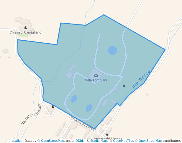 Villa Torrigiani in Capannori | Map and Routes