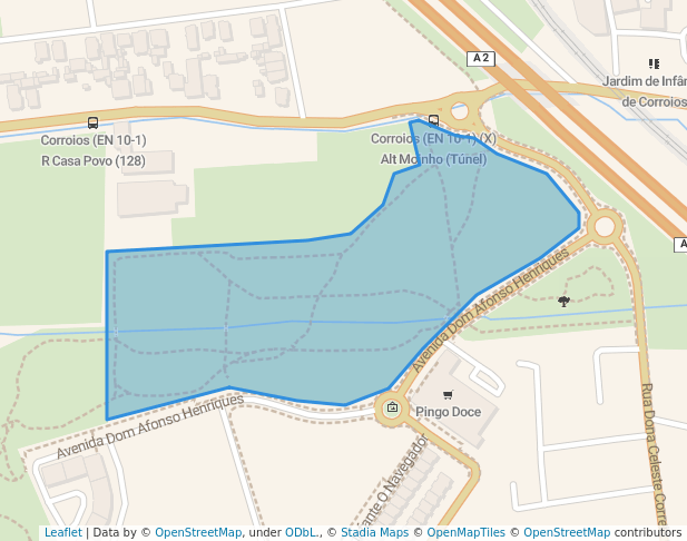 Bosque Lusitano in Corroios | Map and Routes