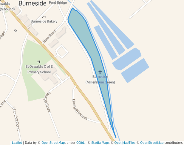 Burneside (Millennium Green) in Burneside | Map and Routes
