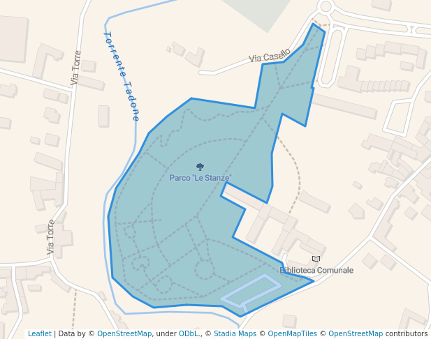 Parco "Le Stanze" in Trescore Balneario | Map and Routes