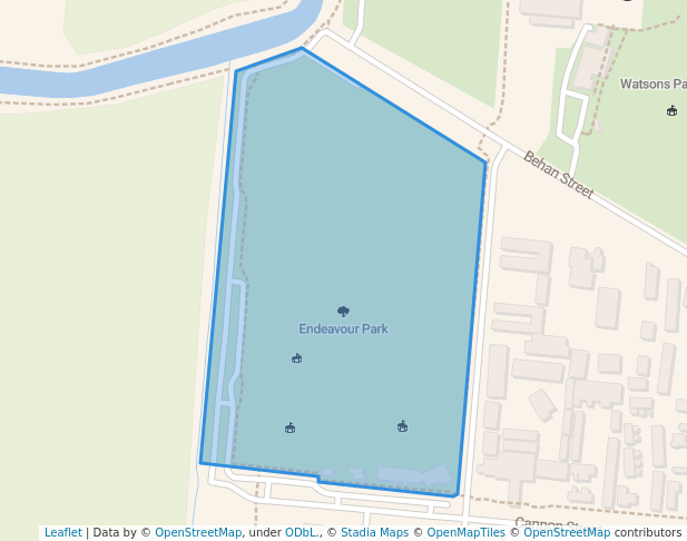 Endeavour Park in Manunda | Map and Routes