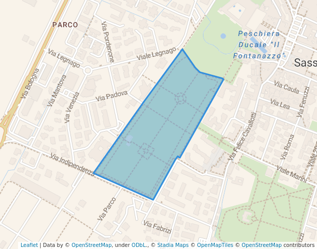 Parco Ducale Estense in Sassuolo | Map and Routes
