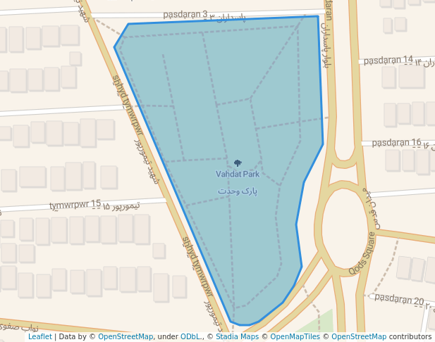 Vahdat Park in Birjand | Map and Routes