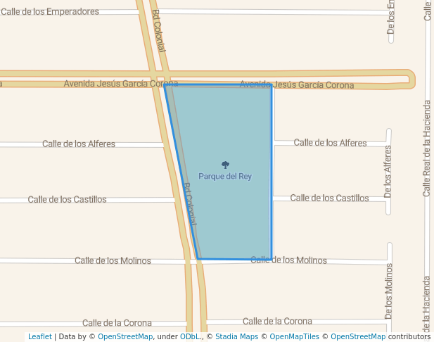 Parque del Rey in Ciudad Obregón | Map and Routes