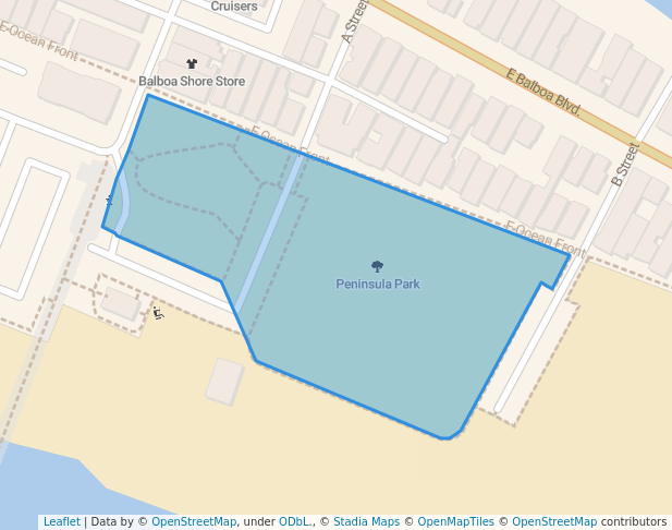 Peninsula Park in Newport Beach | Map and Routes