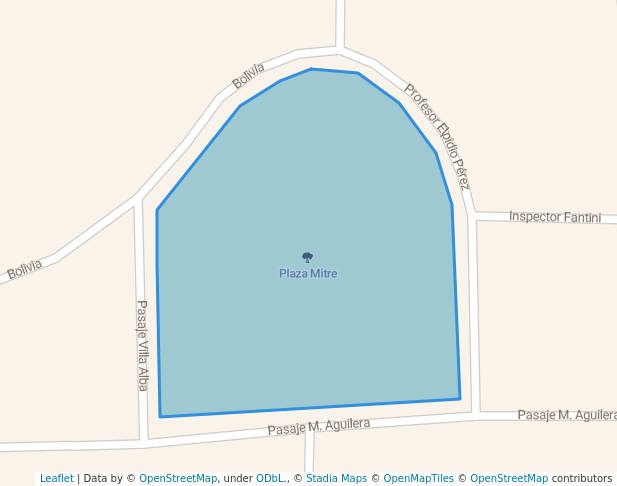 Plaza Mitre in Santa Rosa | Map and Routes