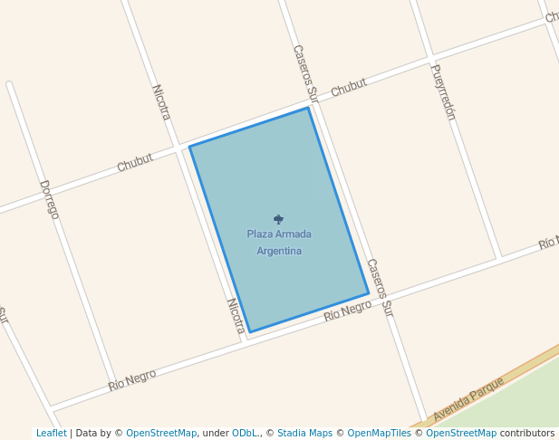 Plaza Armada Argentina in San Luis | Map and Routes