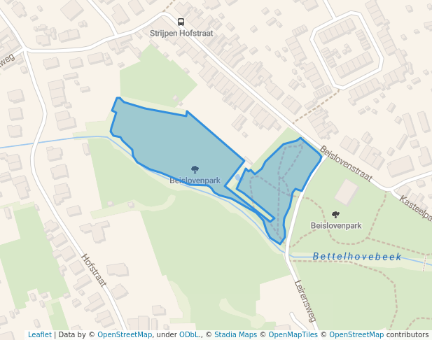 Beislovenpark in Zottegem | Map and Routes