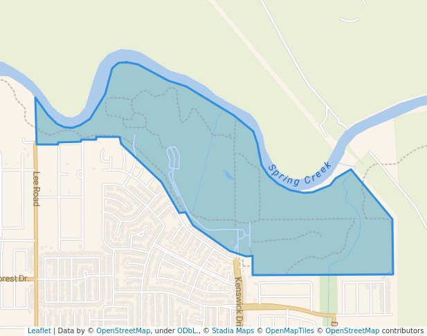 Jesse H. Jones Park & Nature Center in Humble | Map and Routes