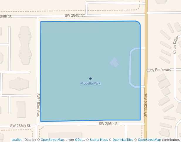 Modello Park in Homestead | Map and Routes