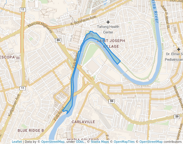 Marikina River Park in Marikina | Map and Routes