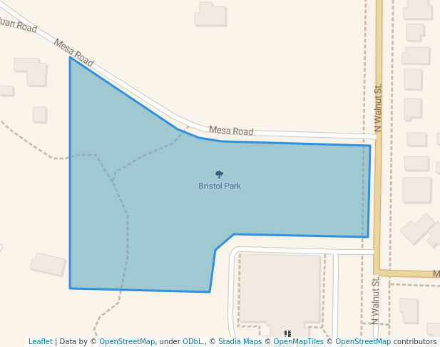 Bristol Park in Colorado Springs | Map and Routes