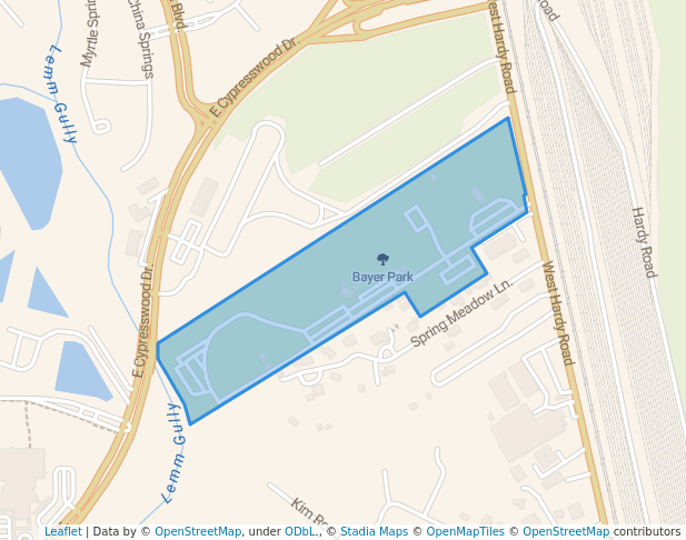 Bayer Park in Spring | Map and Routes