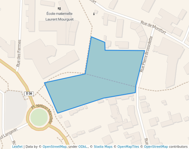 Parc des Bateleurs in Trappes | Map and Routes