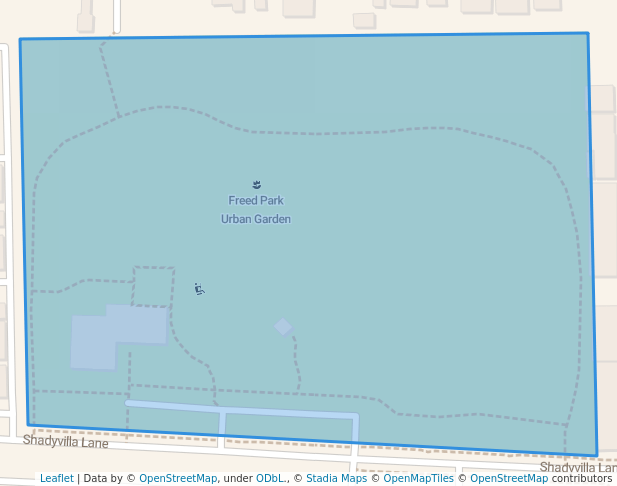 Freed Park in Houston | Map and Routes