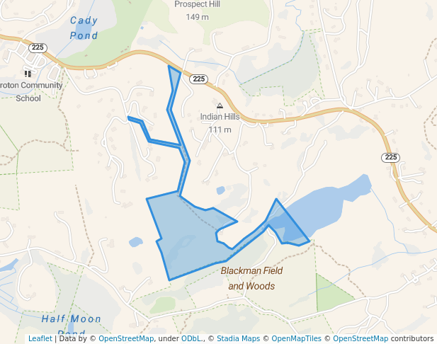 Wiewel Conservation Area in Groton | Map and Routes