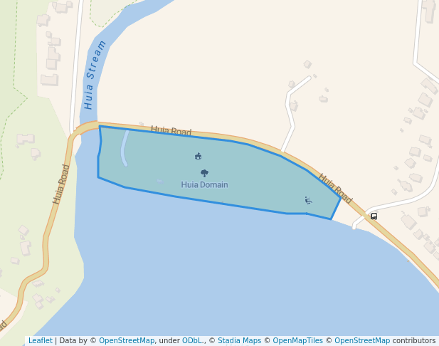 Huia Domain in Auckland | Map and Routes