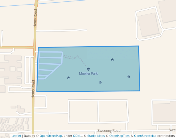 Mueller Park in Houston | Map and Routes