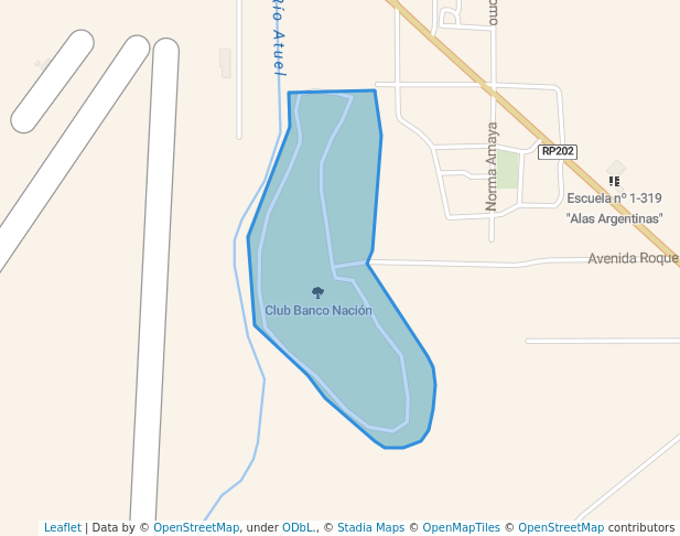 Club Banco Nación in General Alvear | Map and Routes