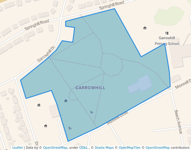 Garrowhill Park in Glasgow | Map and Routes