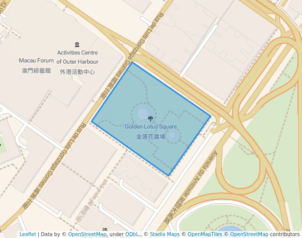 Golden Lotus Square in Macau | Map and Routes