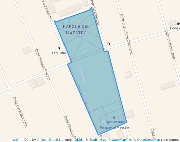 Parque del Maestro in Cochabamba | Map and Routes