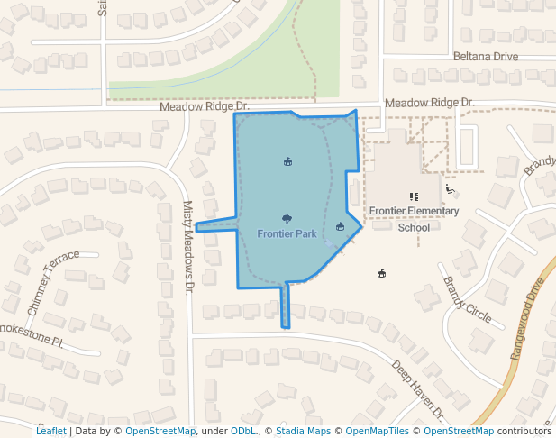 Frontier Park in Colorado Springs | Map and Routes
