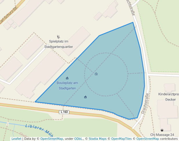 Stadtgarten Liblar in Erftstadt | Map and Routes