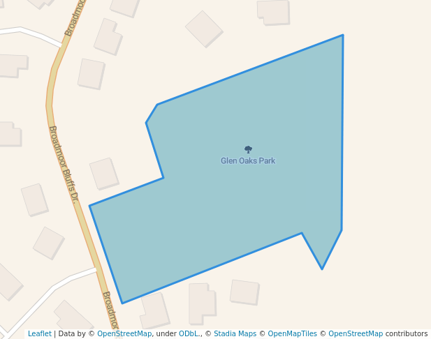 Glen Oaks Park in Colorado Springs | Map and Routes