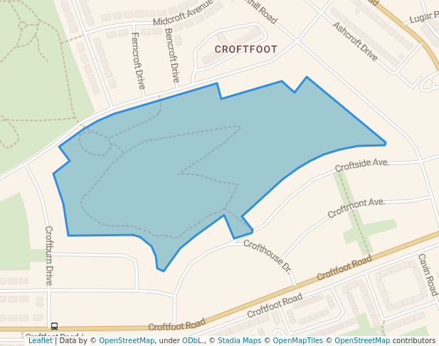 Croft Park in Glasgow | Map and Routes