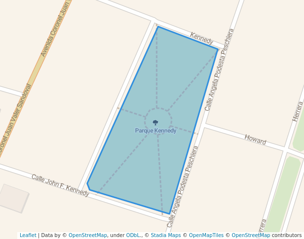 Parque Kennedy in Pueblo Libre | Map and Routes