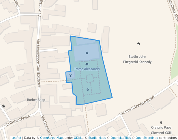 Parco Alessandri in Albino | Map and Routes
