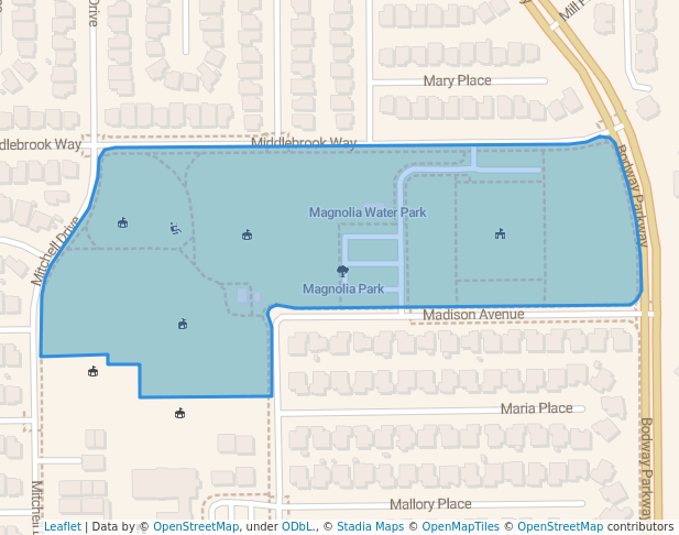 Magnolia Park in Rohnert Park | Map and Routes