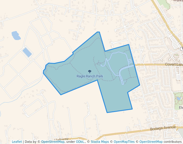 Ragle Ranch Park in Sebastopol | Map and Routes