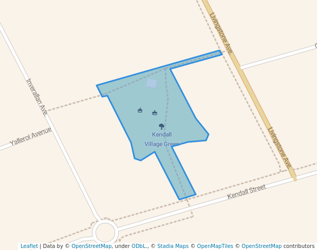 Kendall Village Green in Pymble | Map and Routes