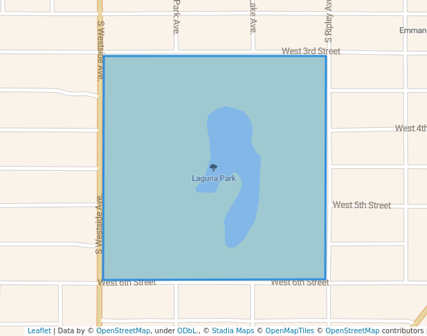 Laguna Park in Littlefield | Map and Routes