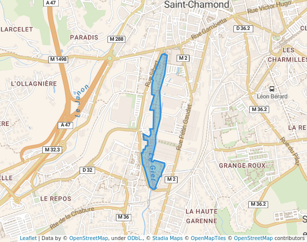 Parc Novaciéries in Saint-Chamond | Map and Routes