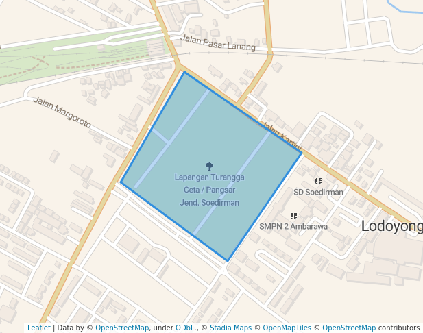 Lapangan Turangga Ceta / Pangsar Jend. Soedirman in Ambarawa | Map and ...
