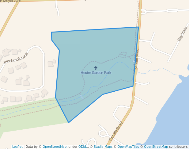 Hester Garden Park in Seabrook | Map and Routes