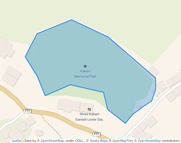 Kakani Memorial Park in Kakani | Map and Routes